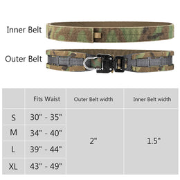 Krydex Tactical MOLLE Belt Low Profile Battle Cobra Gun Duty Belts