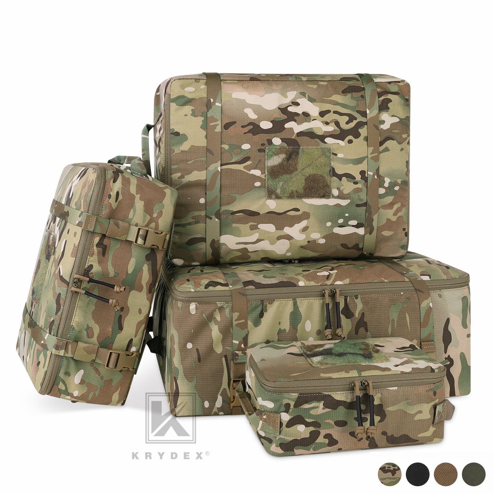 Krydex Tactical Travel Packing Organizer Packing Cubes 4pcs set