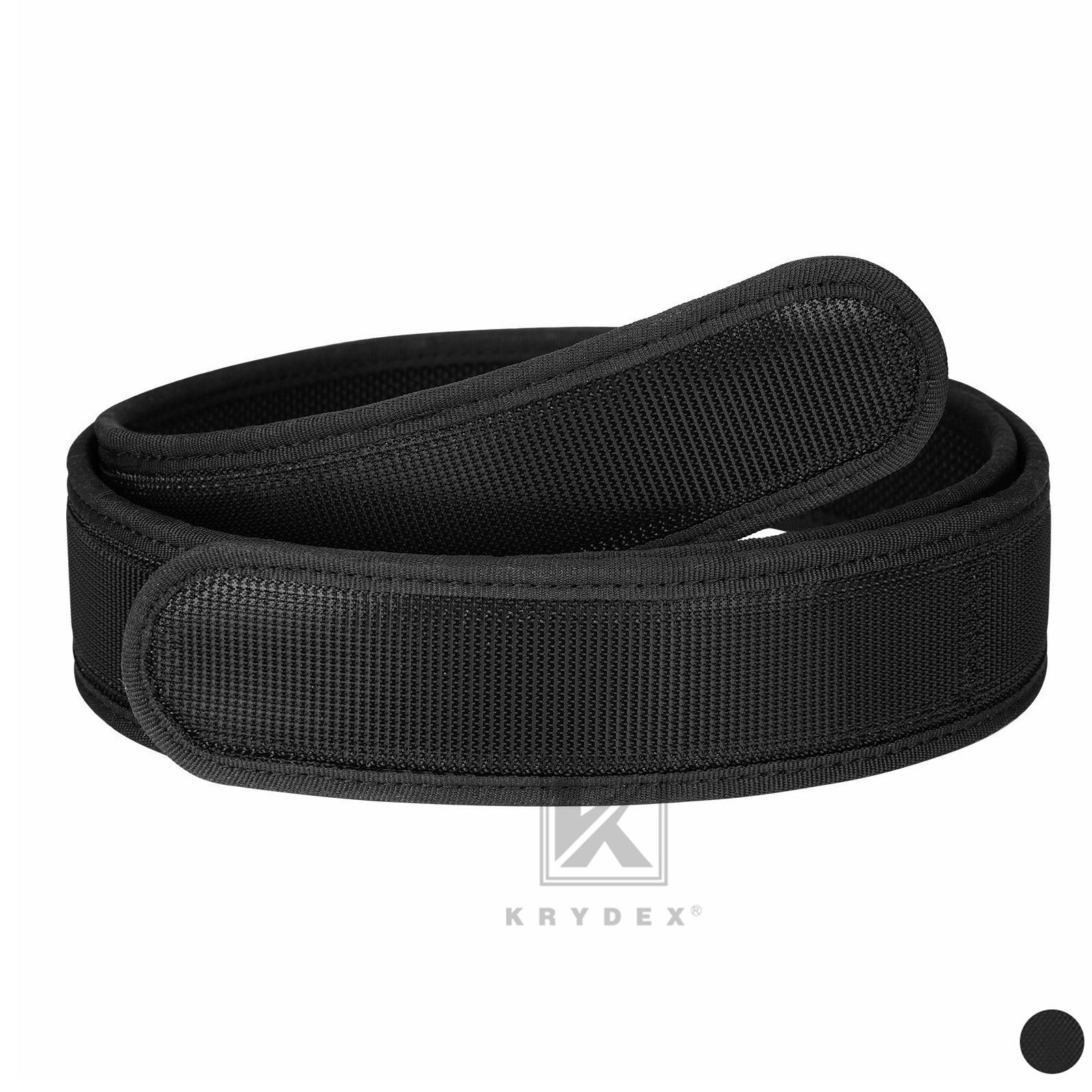 Krydex Tactical Inner Belt Injection Hook Liner Duty Belt 1.5” Black