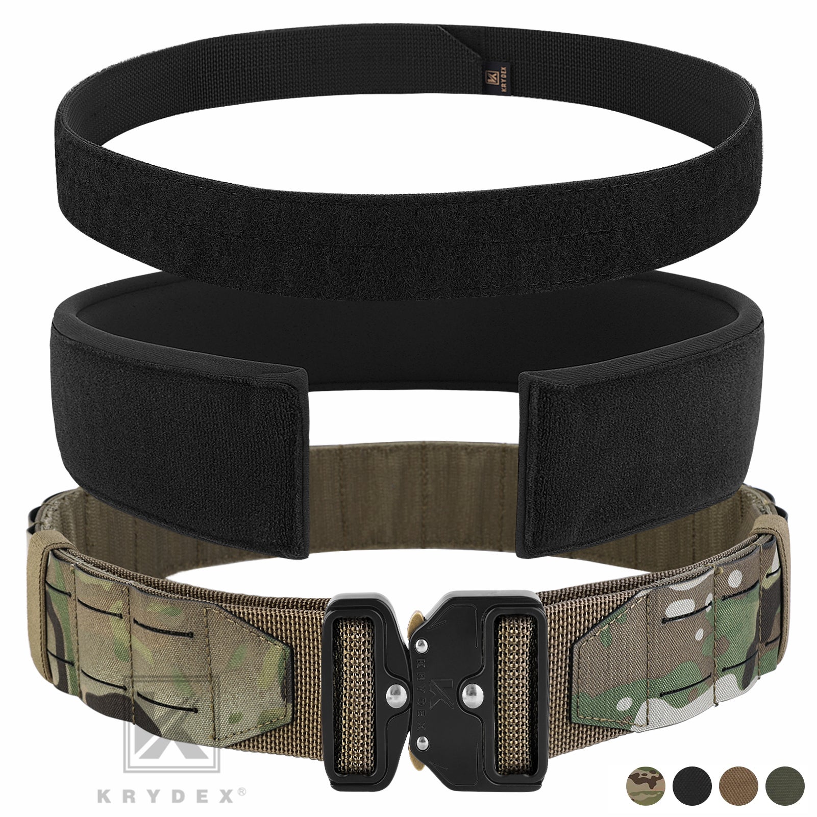 Krydex Tactical Molle Belt Quick Release Duty Gun Shooting Belt