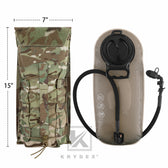 Krydex Tactical 100 oz Hydration Pack Modular Water Bladder Pouch