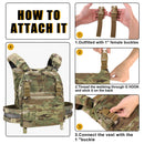KRYDEX Tactical MOLLE Front Flap Adapt Laser Cut For Plate Carrier – Krydex